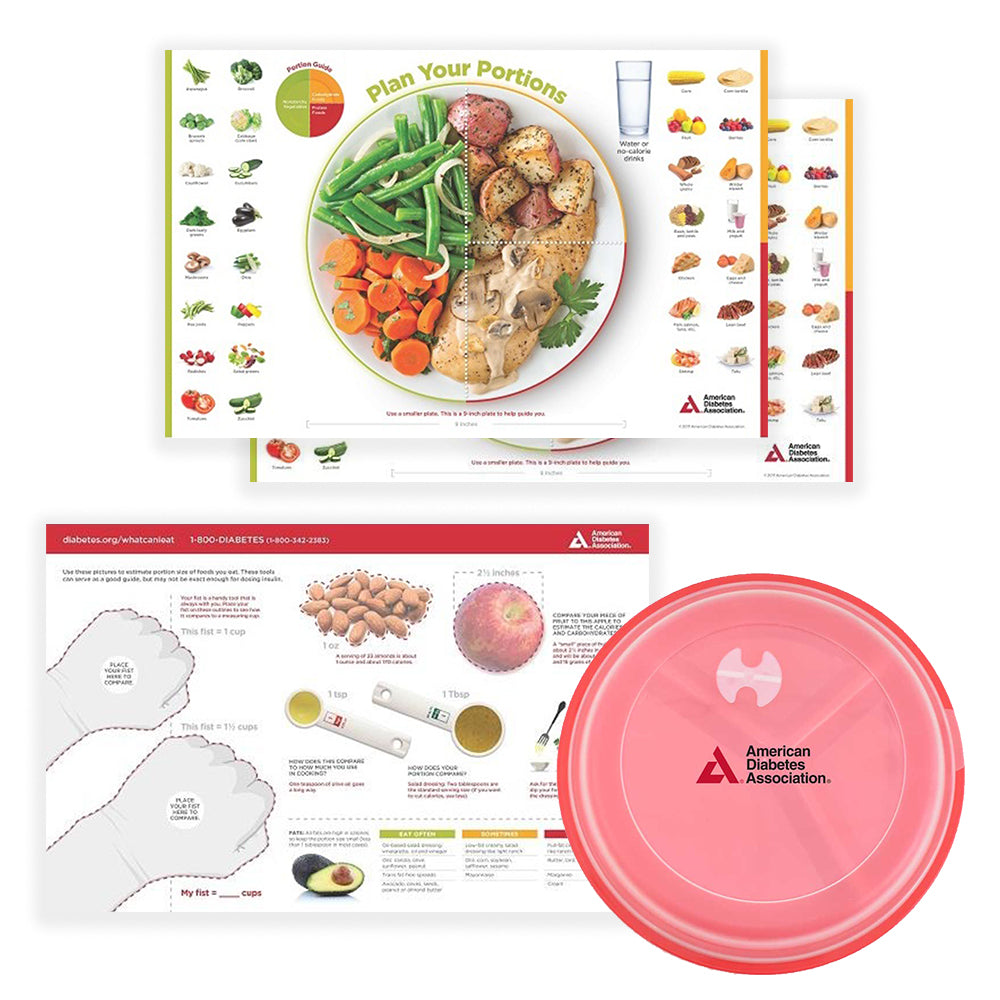 The Classic Placemat (25/pkg) & Portion Plate Set – ShopDiabetes.org ...