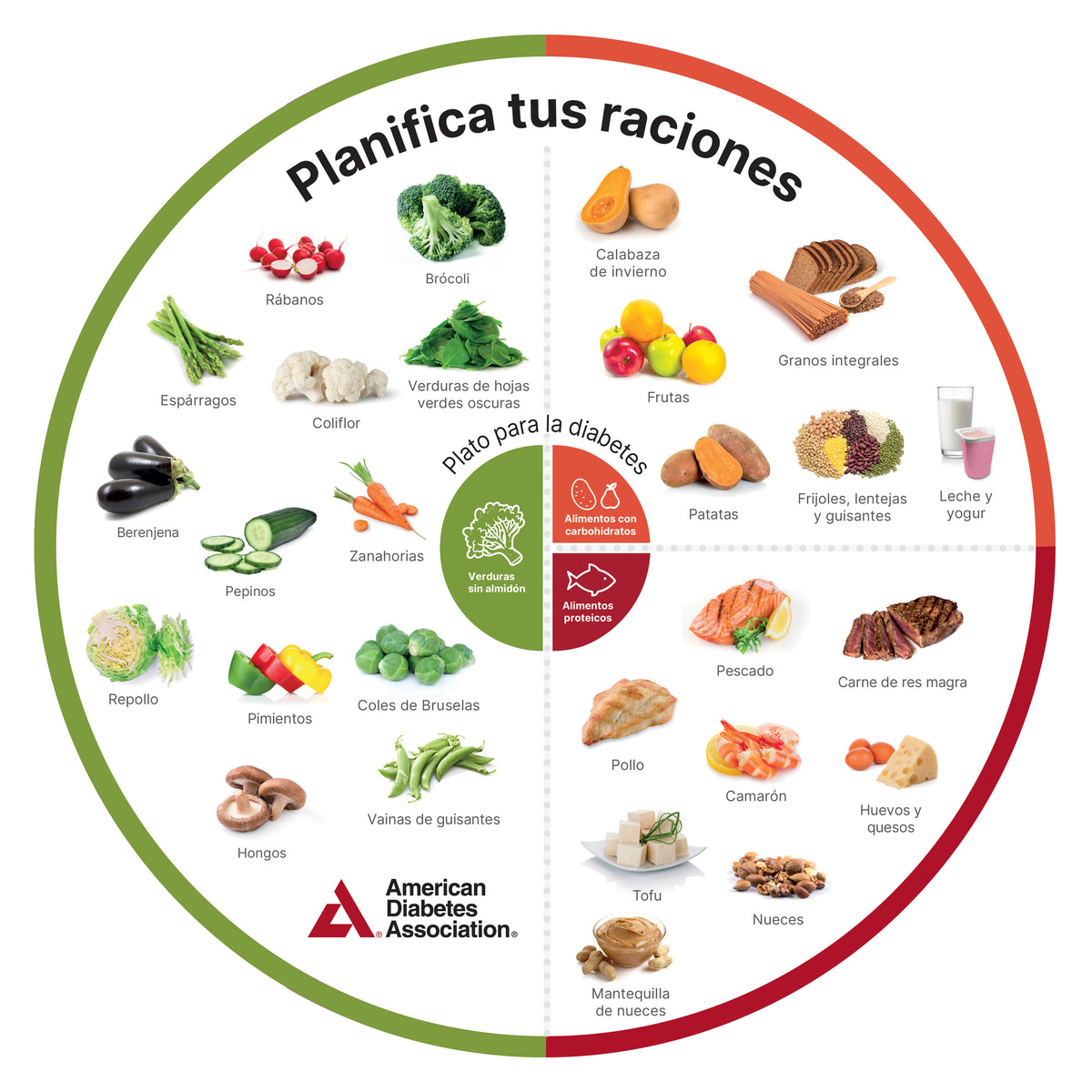 Diabetes Plate Method Portion Wheels (Spanish) (25/Pkg) – ShopDiabetes ...